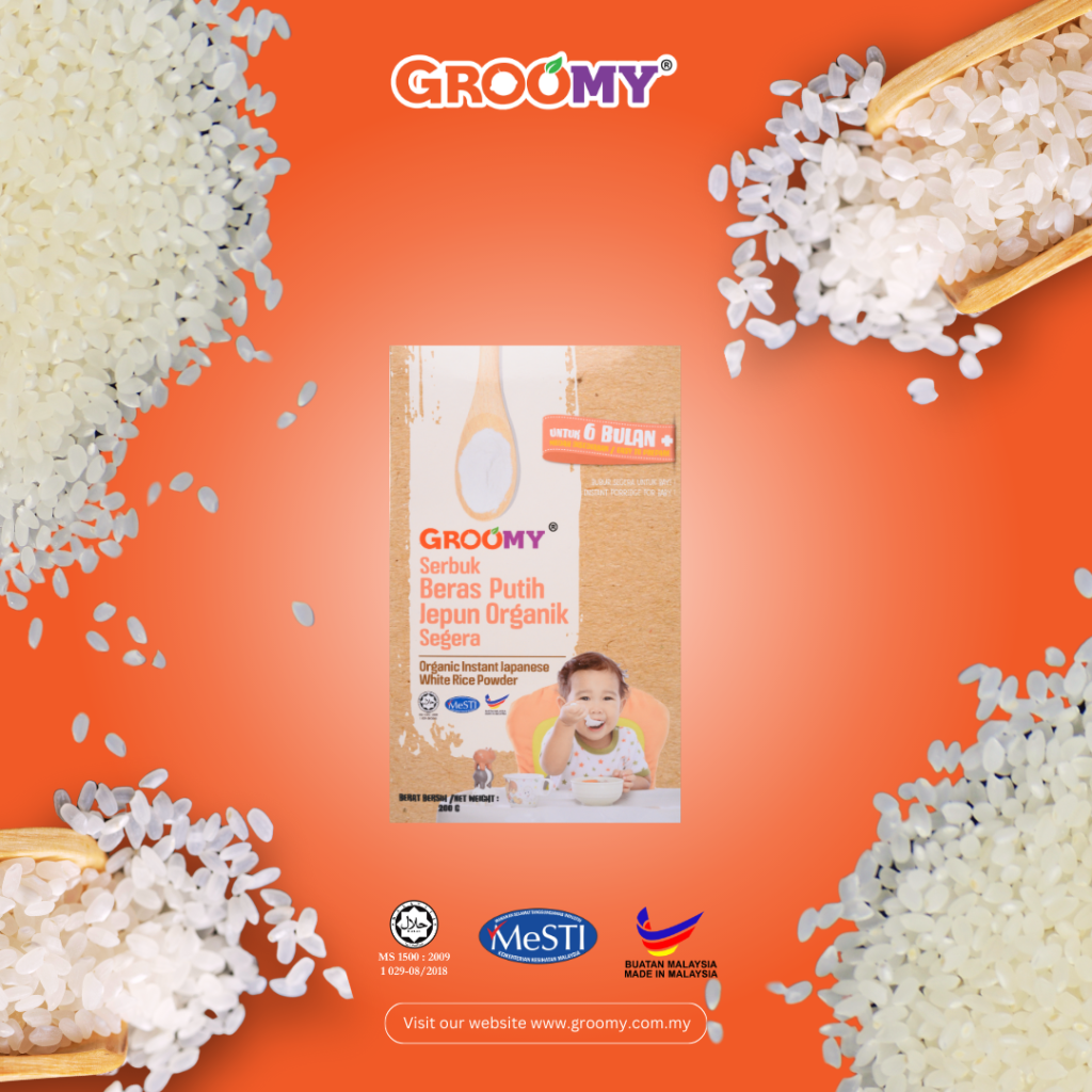 Organic Instant Japanese White Rice Powder – Groomy Malaysia
